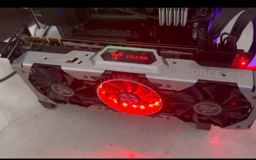 七彩虹1080ti显卡拆解清灰换硅脂导热垫解决高温问题