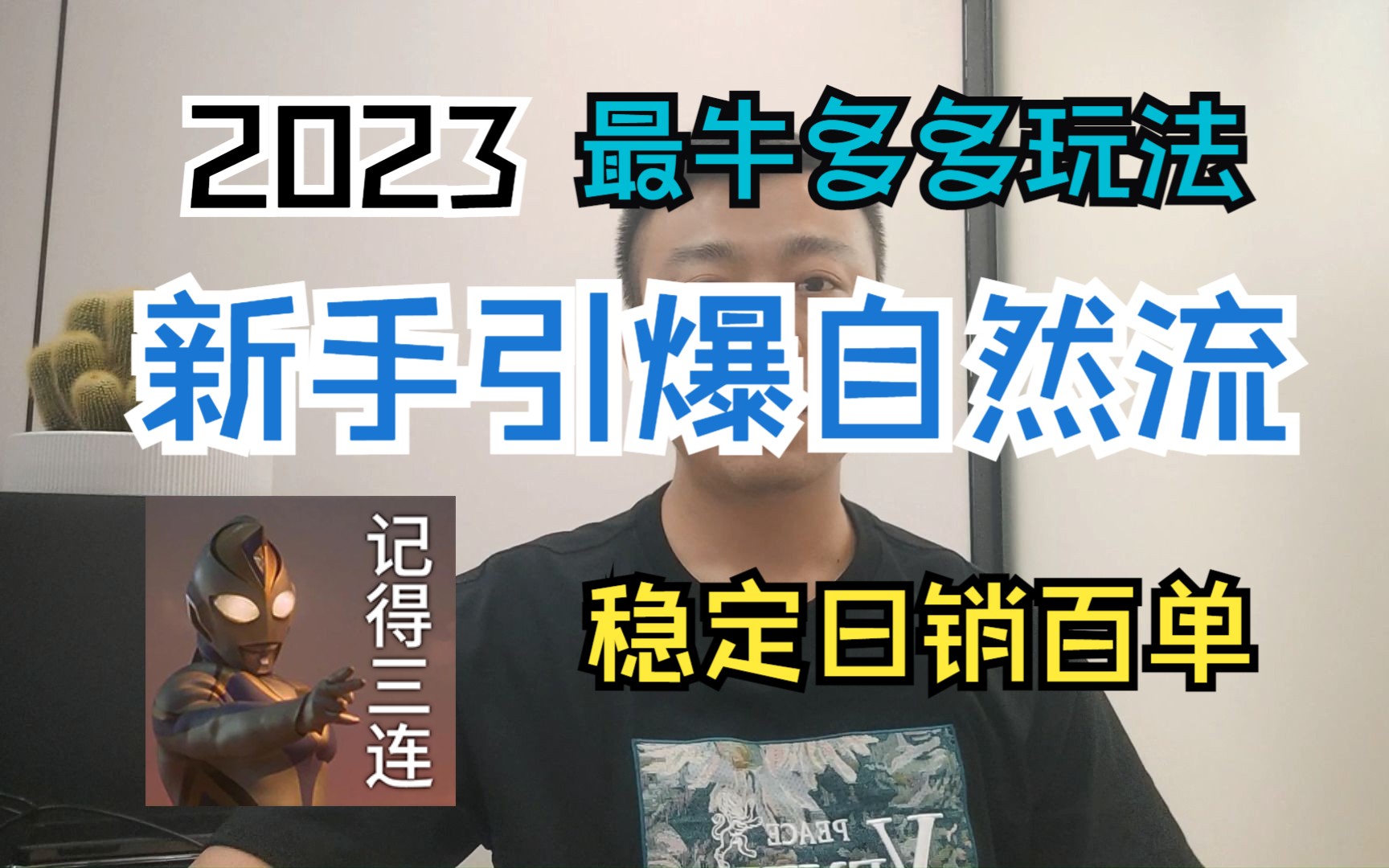 2023年最牛拼多多玩法,新手也能引爆自然流做到日销百单