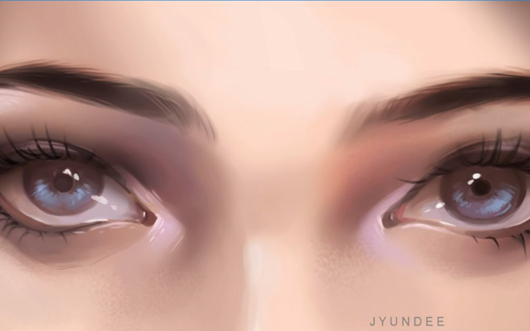 【绘画过程】关于眼睛的厚涂全过程,真的太写实了!