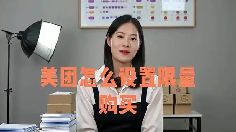 美团怎么设置限量购买