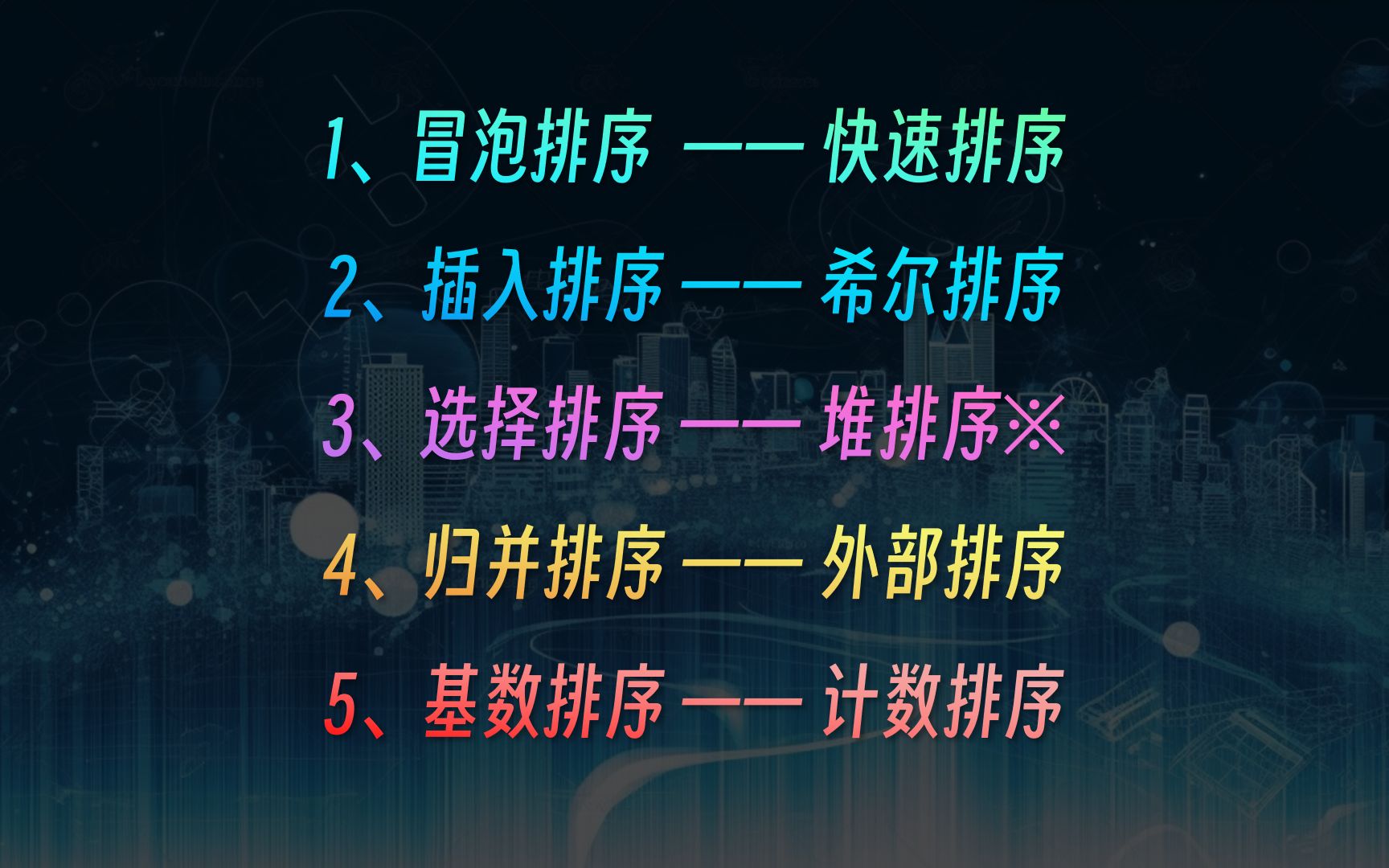 插入排序与希尔排序-动画演示