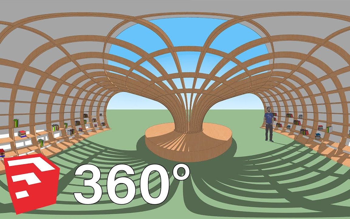 从SketchUp 2020场景中创建360度全景
