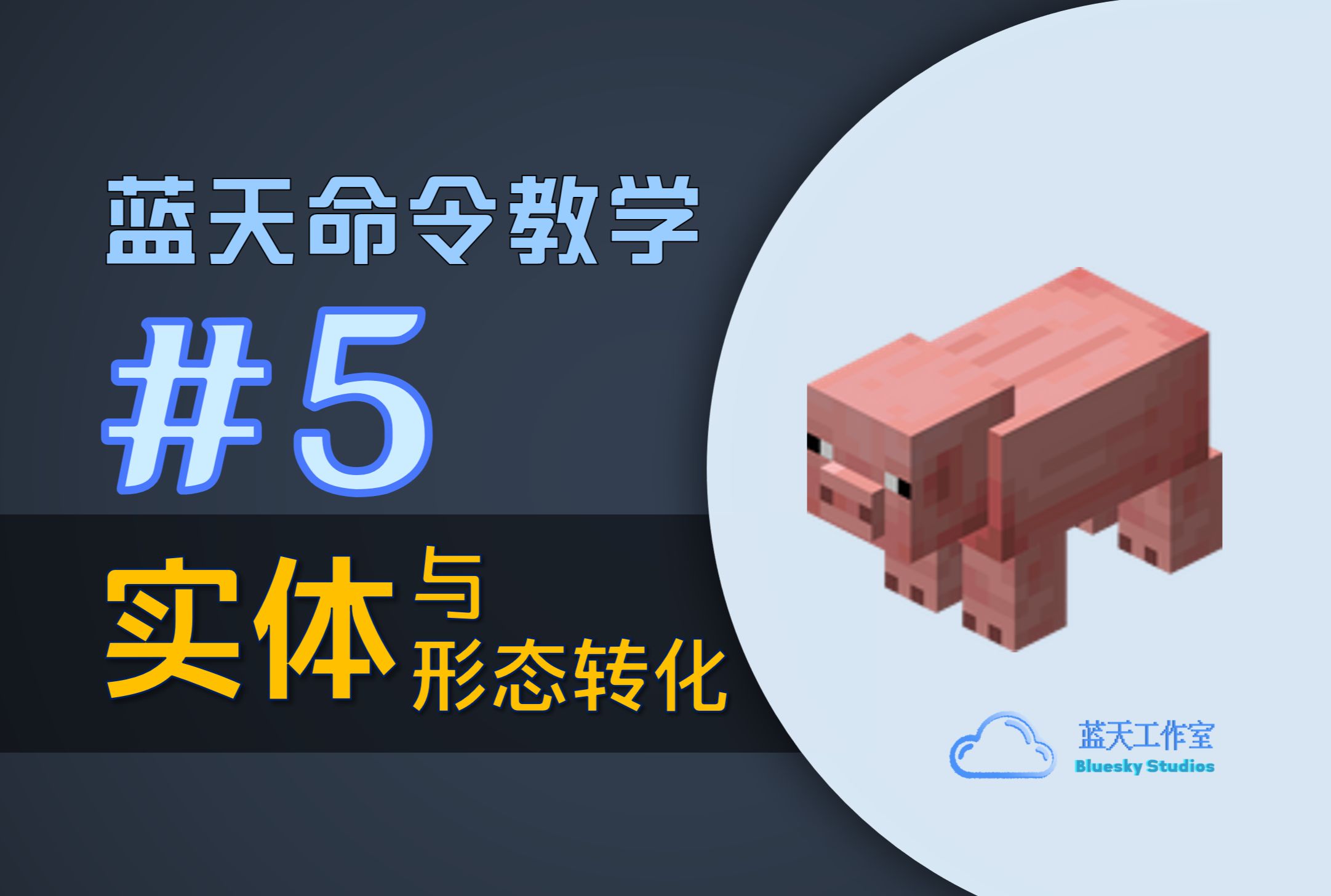 蓝天我的世界命令教学 05:实体与形态转化