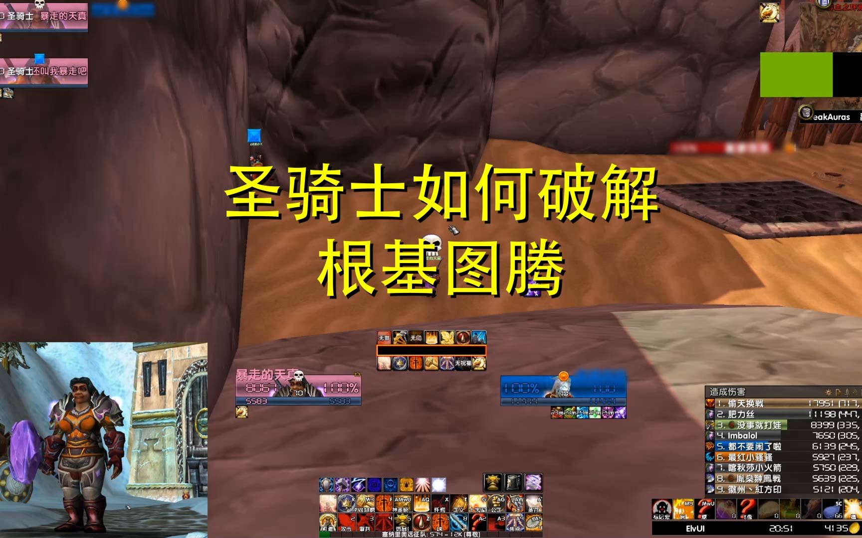 圣骑士秒破根基图腾_魔兽世界