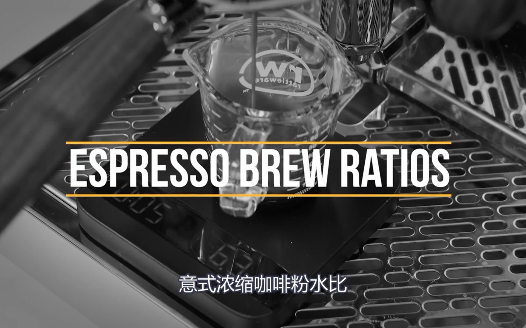 【中字|Whole latte love】意式浓缩咖啡粉水比