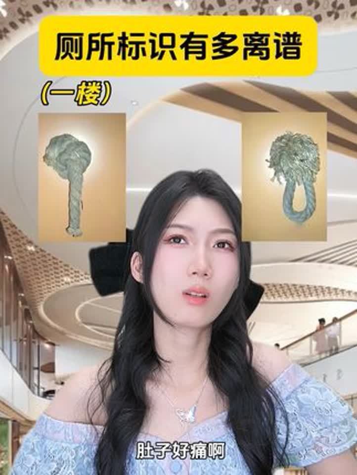 这些离谱的厕所标识,你们能看懂吗? #万万没想到 #内容过于真实