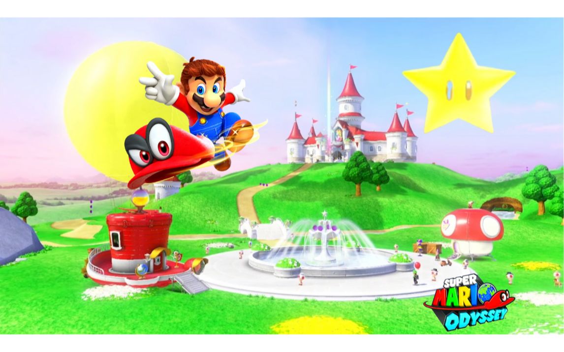 【马里奥奥德赛—蘑菇王国月亮收集】9.蘑菇王国的嘀嗒·运动(一周目...