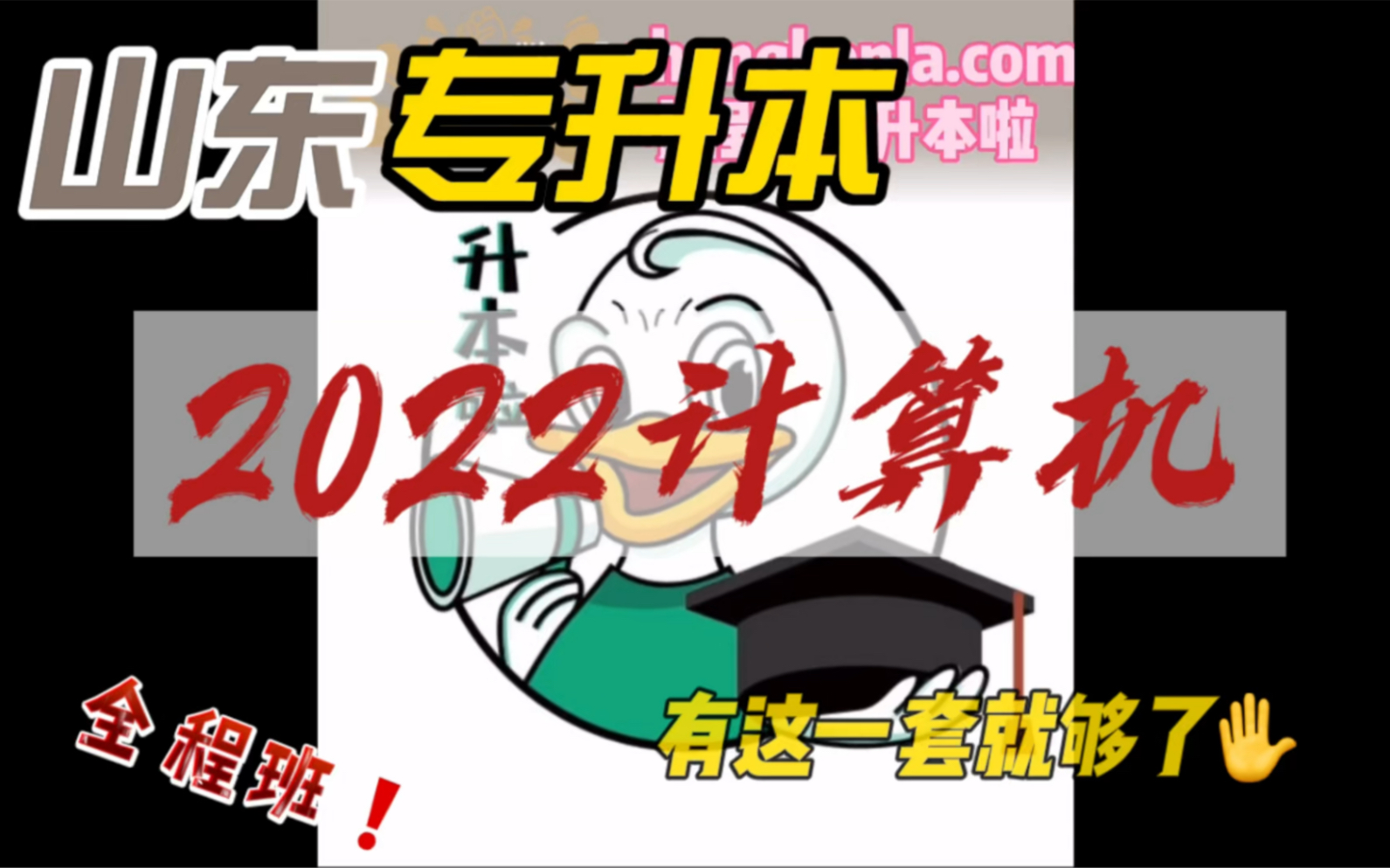2023山东统招专升本计算机课程全程班(持续更新中)