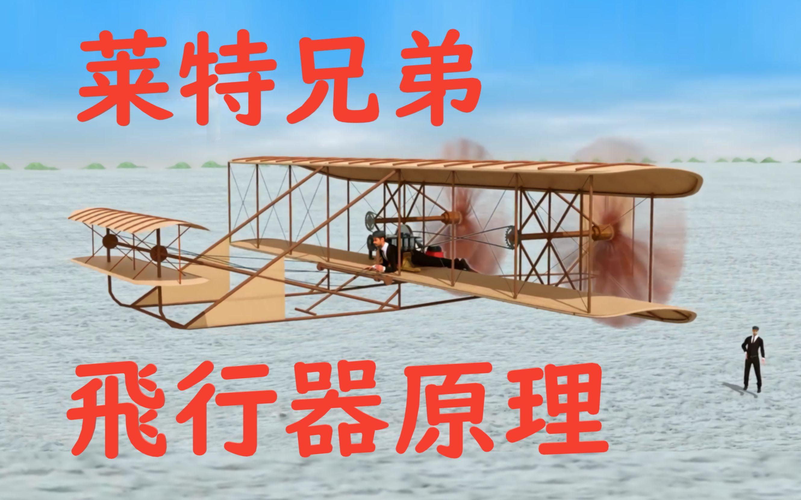 【中文字幕】莱特兄弟的飞行器 原理介绍