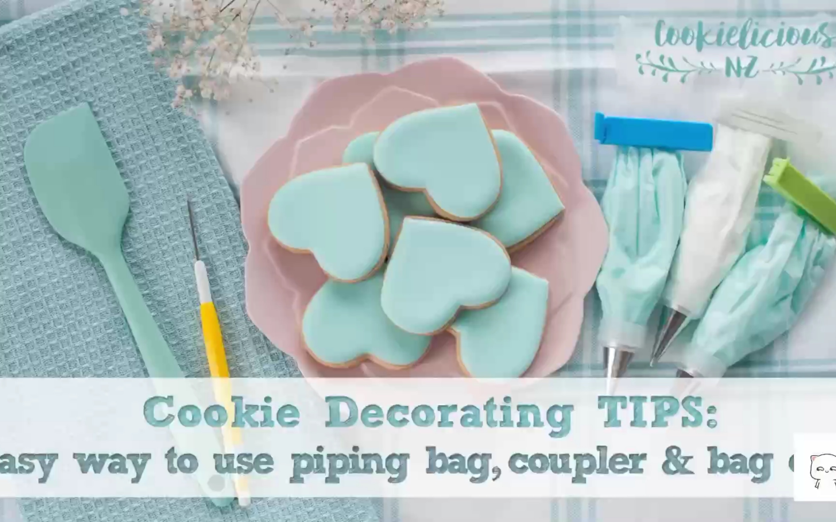 【糖霜饼干入门】关于裱花袋、裱花嘴和转换器、封口夹和标签的使用...