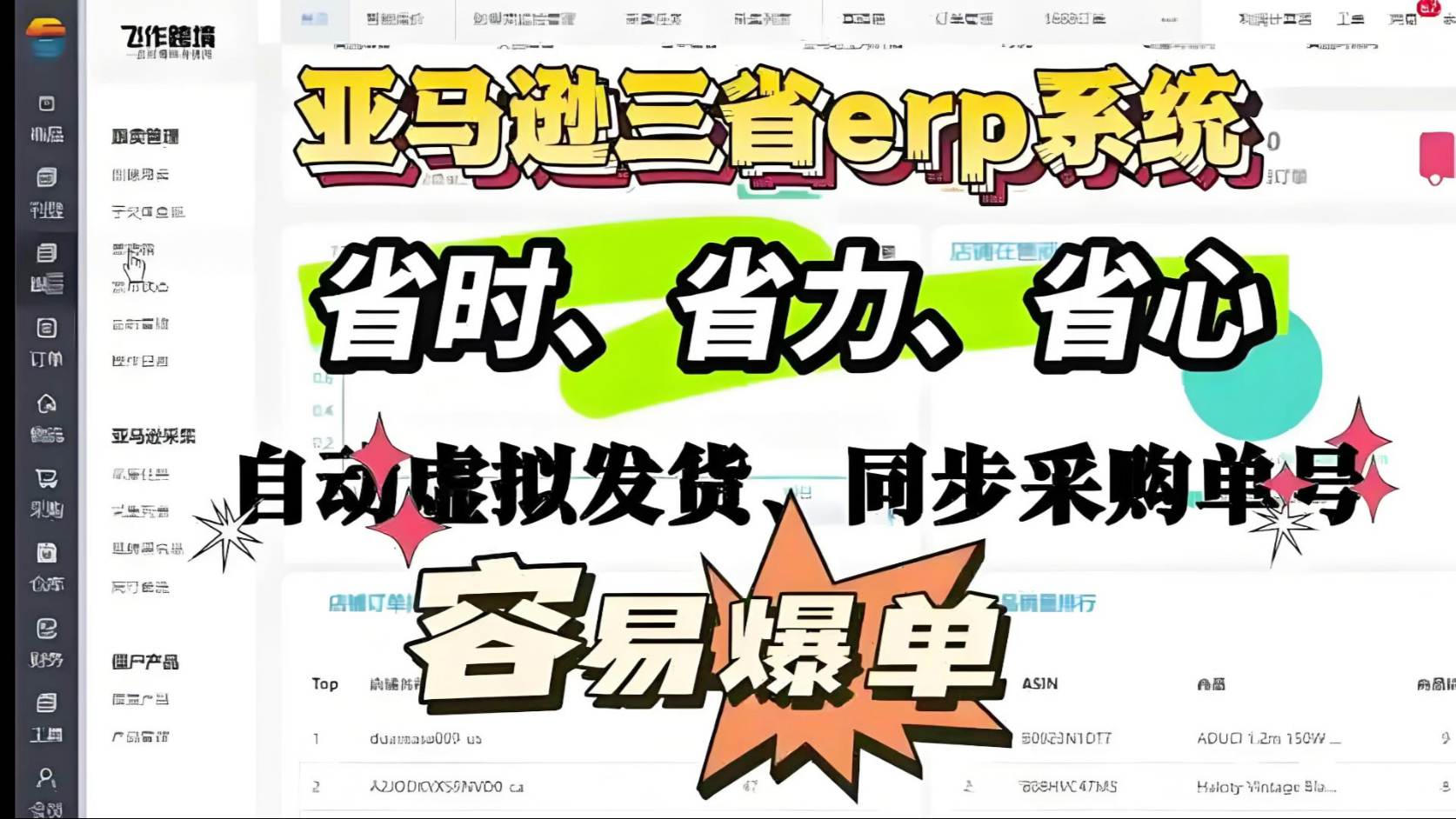 ...采集、数据统计分析等功能,让店铺运营更简单。#亚马逊跨境电商#...