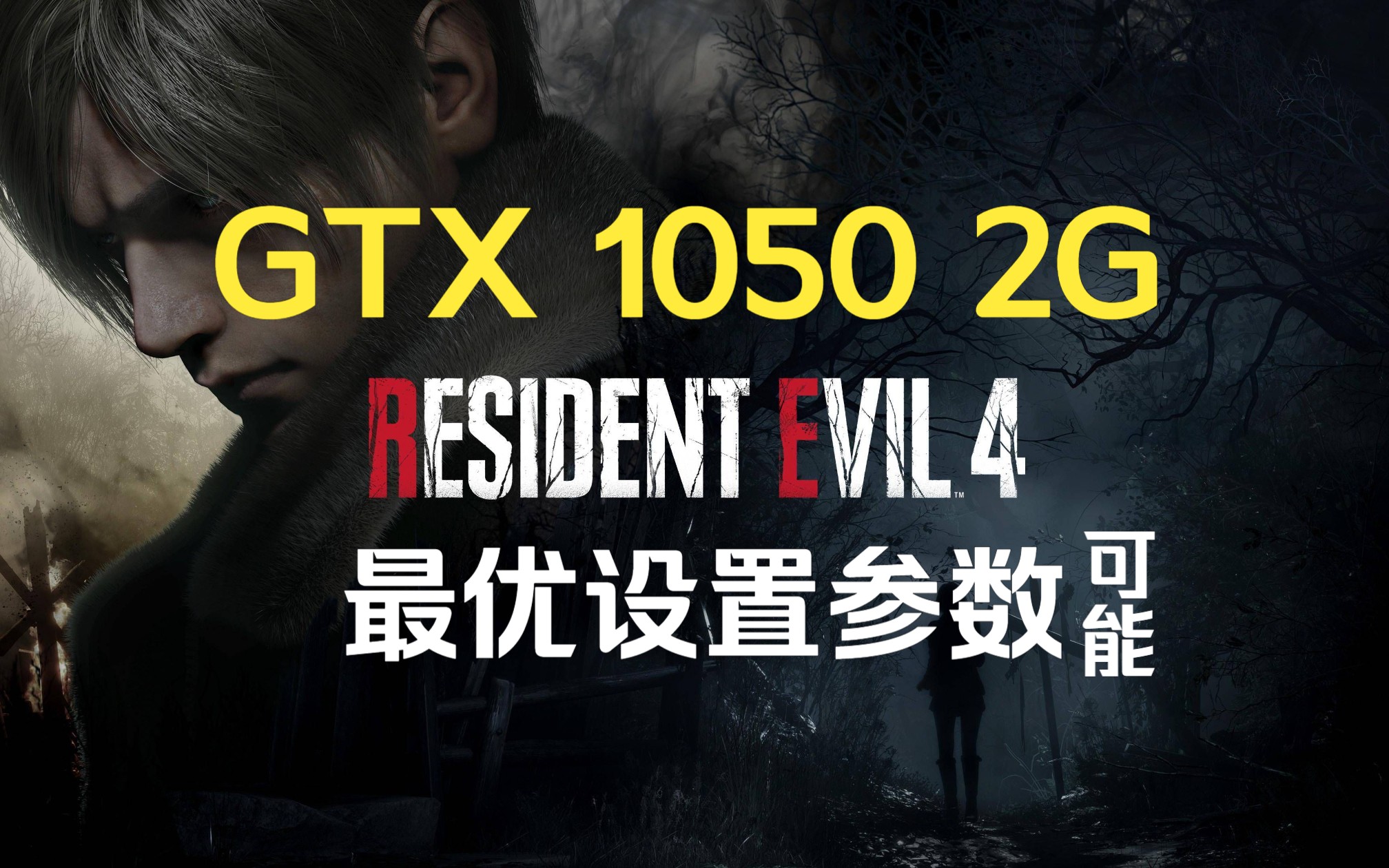 GTX1050 2G《生化危机4重制版》画质帧数最优设置参数(可能)