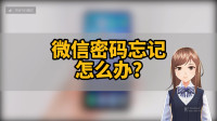 微信密码忘记,怎么办?