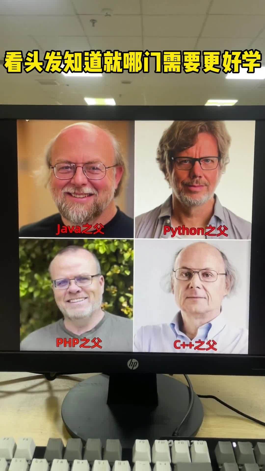 看头发你就知道哪门Python语言更好学