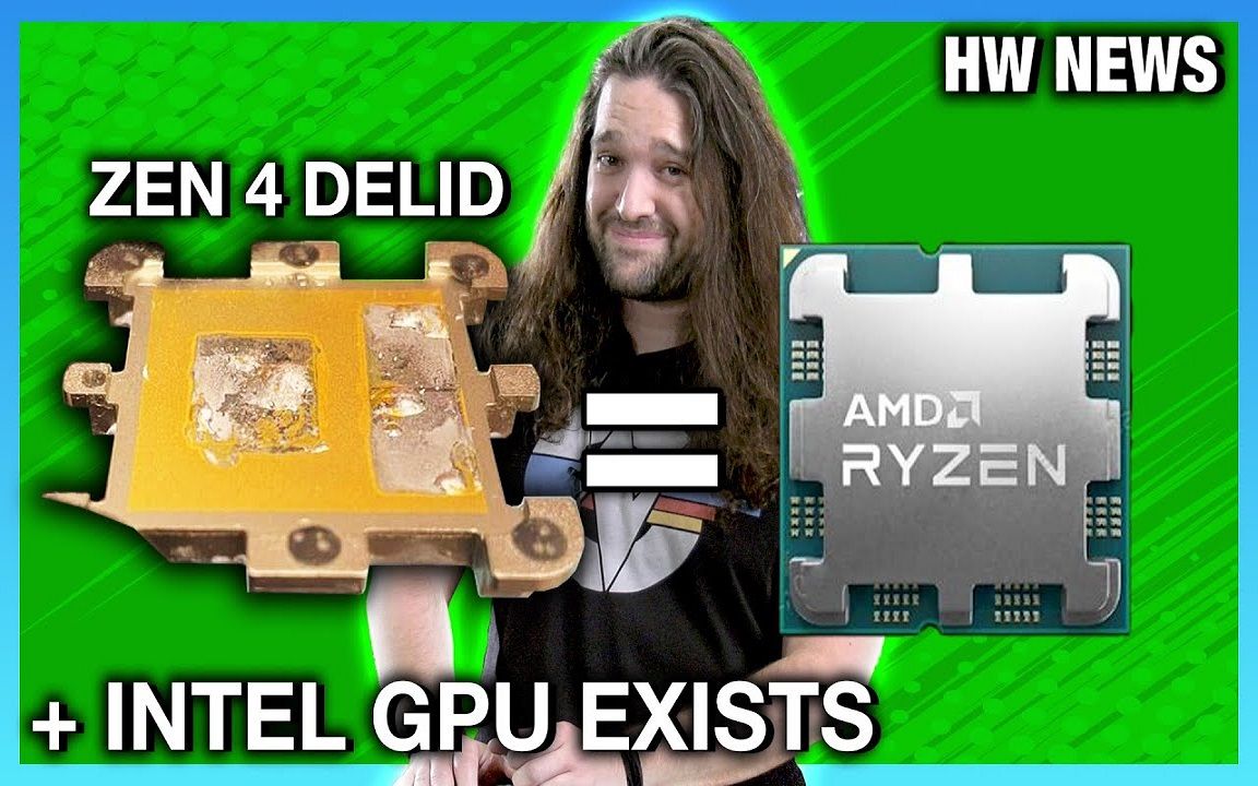 硬件新闻 - Intel出货了一张显卡,锐龙7000系CPU开盖,苹果M1漏洞【...