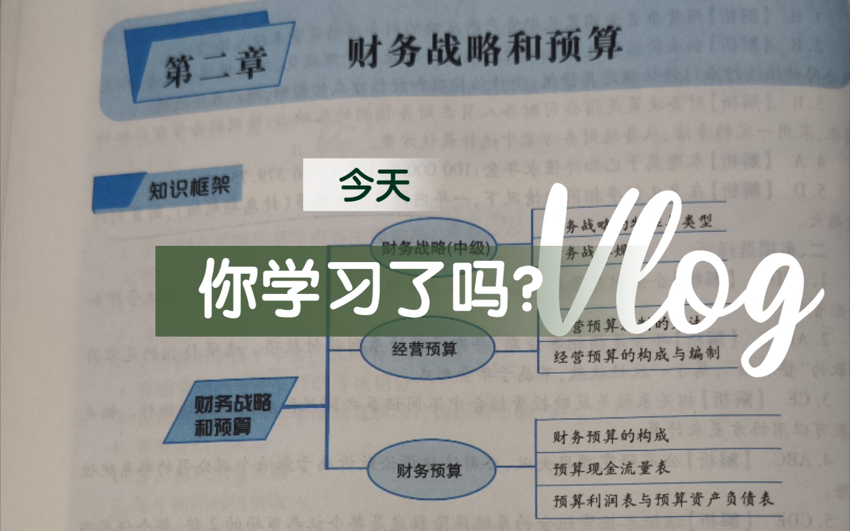 审计专业相关知识 第二部分之第二章第一节 财务战略