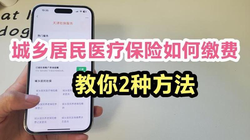 2025年城乡居民医疗保险,如何用手机缴费?教你2种方法