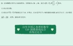 【高中数学】2022年高考真题——全国乙卷(理科)——大题20-圆锥...