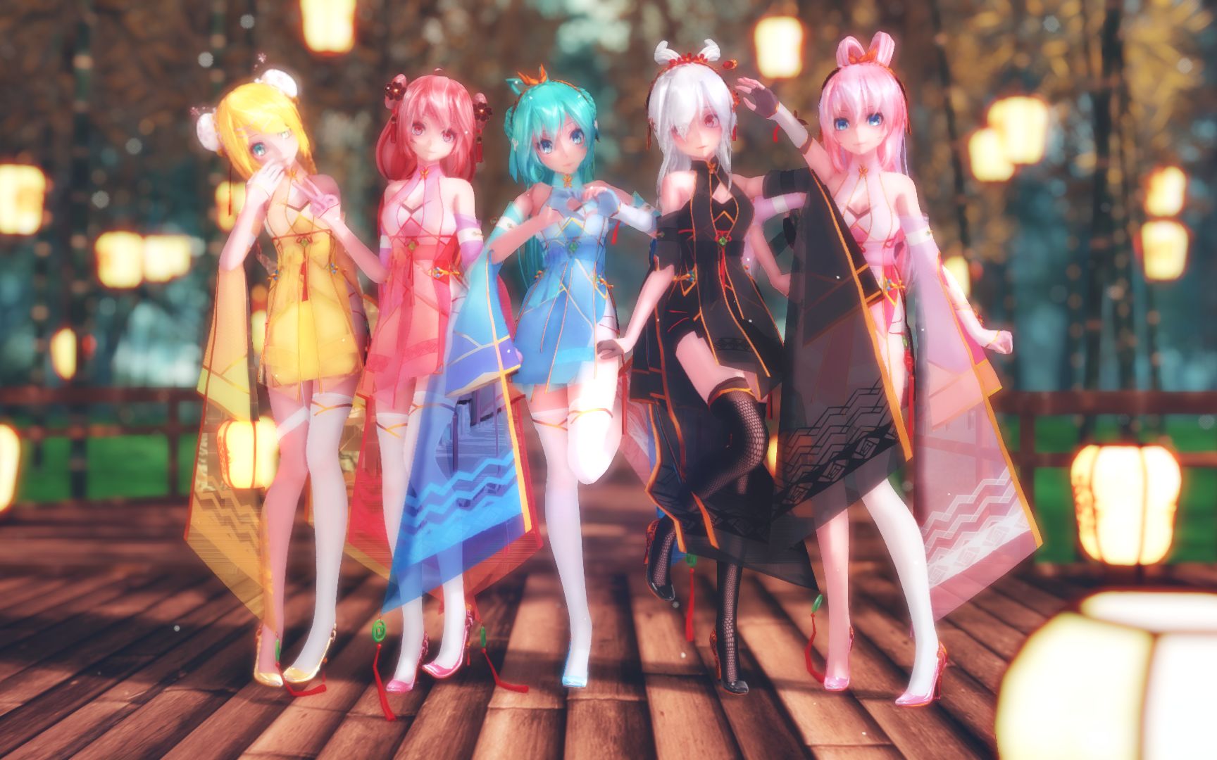 【MMD】千灯愿 - 竹木亦无痕 复刻了谁的容颜!