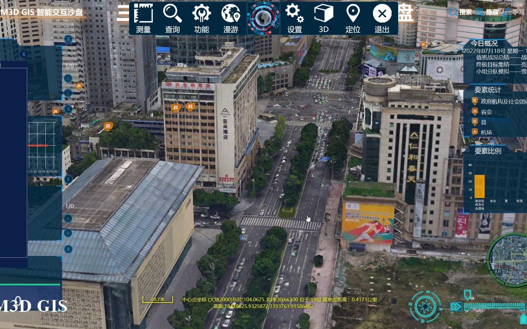 成都趋势电子三维数字沙盘 态势标会 部署 模拟演示 无人机倾斜摄影 ...