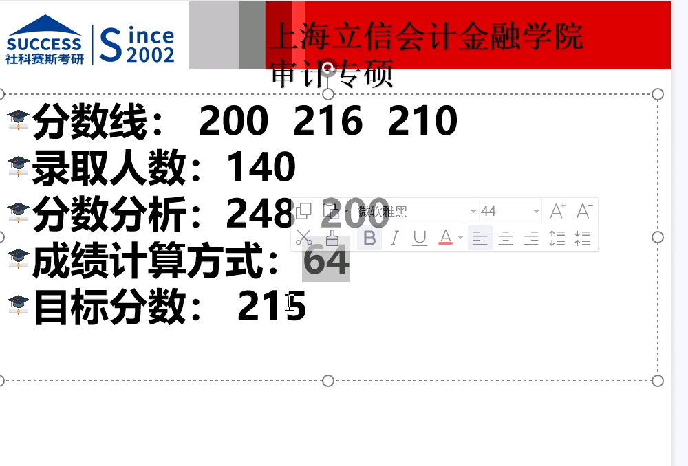 上海立信会计金融学院审计专硕最新院校解析