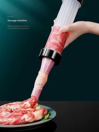 快过年了,喜欢吃香肠的,快试试这款手动灌肠器,自己在家做的更好吃 ...
