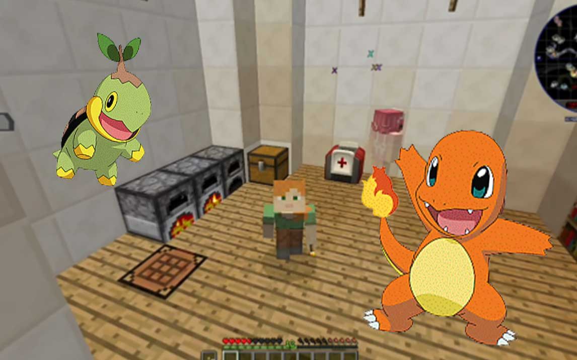 【我的世界】精灵宝可梦第一集_单机游戏热门视频