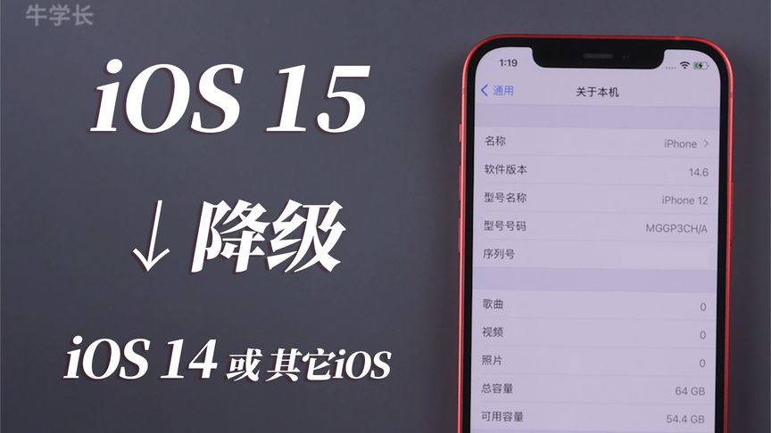 iOS15beta1升级后悔了?小白式操作,成功降级到苹果iOS14/13系统