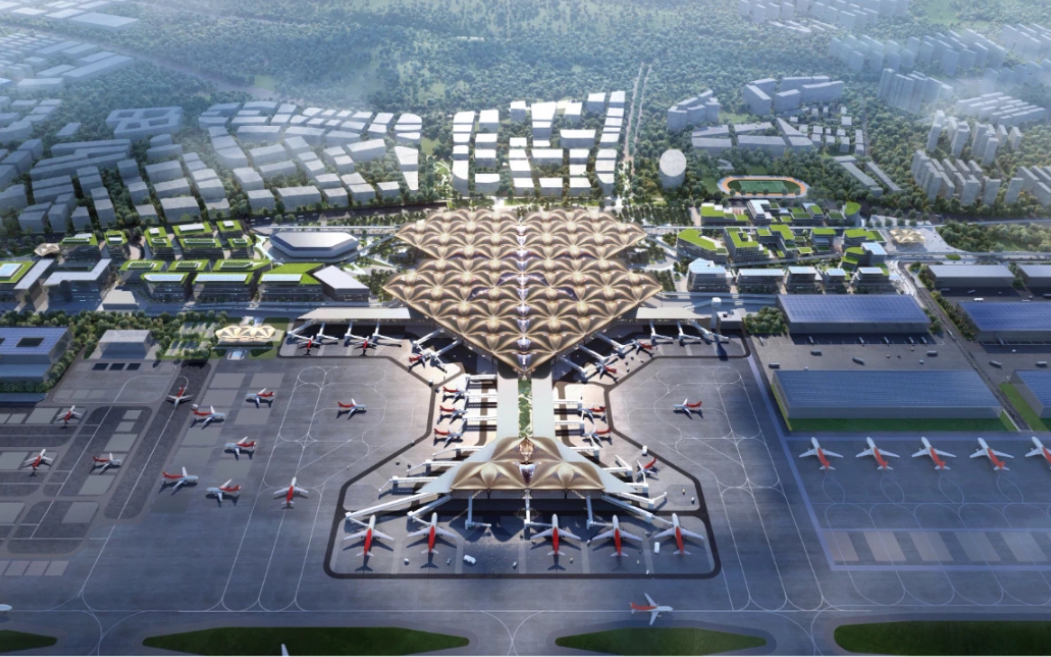 深圳机场东综合交通枢纽概念设计中标方案