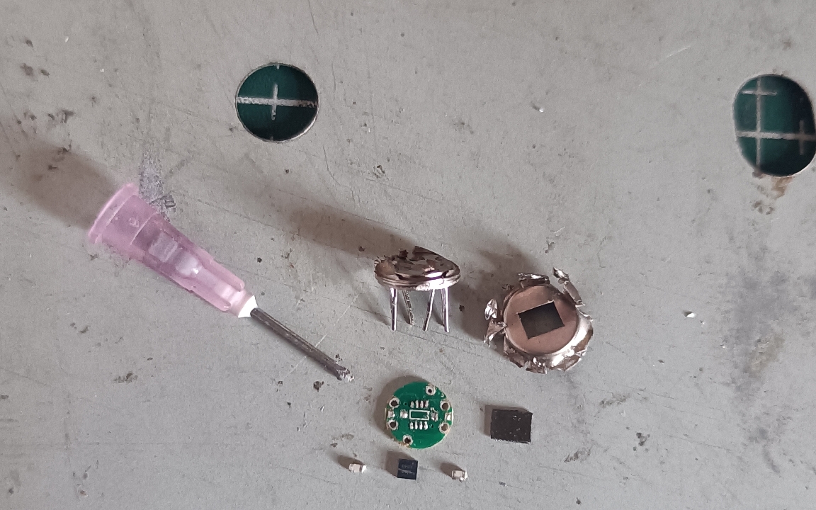 热释电传感器rdb226-s暴力破坏性拆解