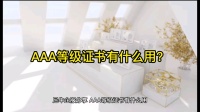 ...【尼牛企服分享】 AAA等级证书有什么用,信用评级的价值? 1、企业...