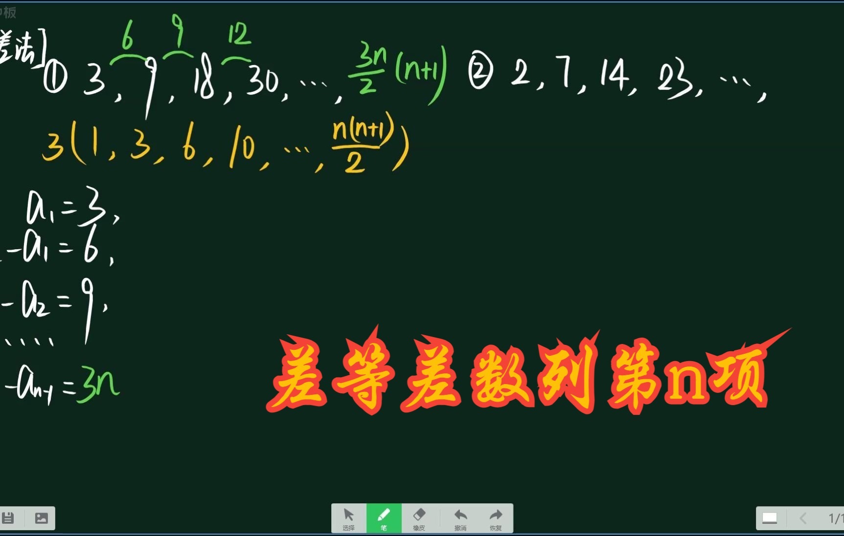 差等差数列求第n项,你会吗?