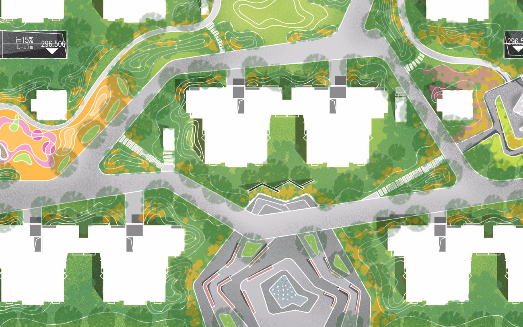 如何用Ipad出一张景观彩平?