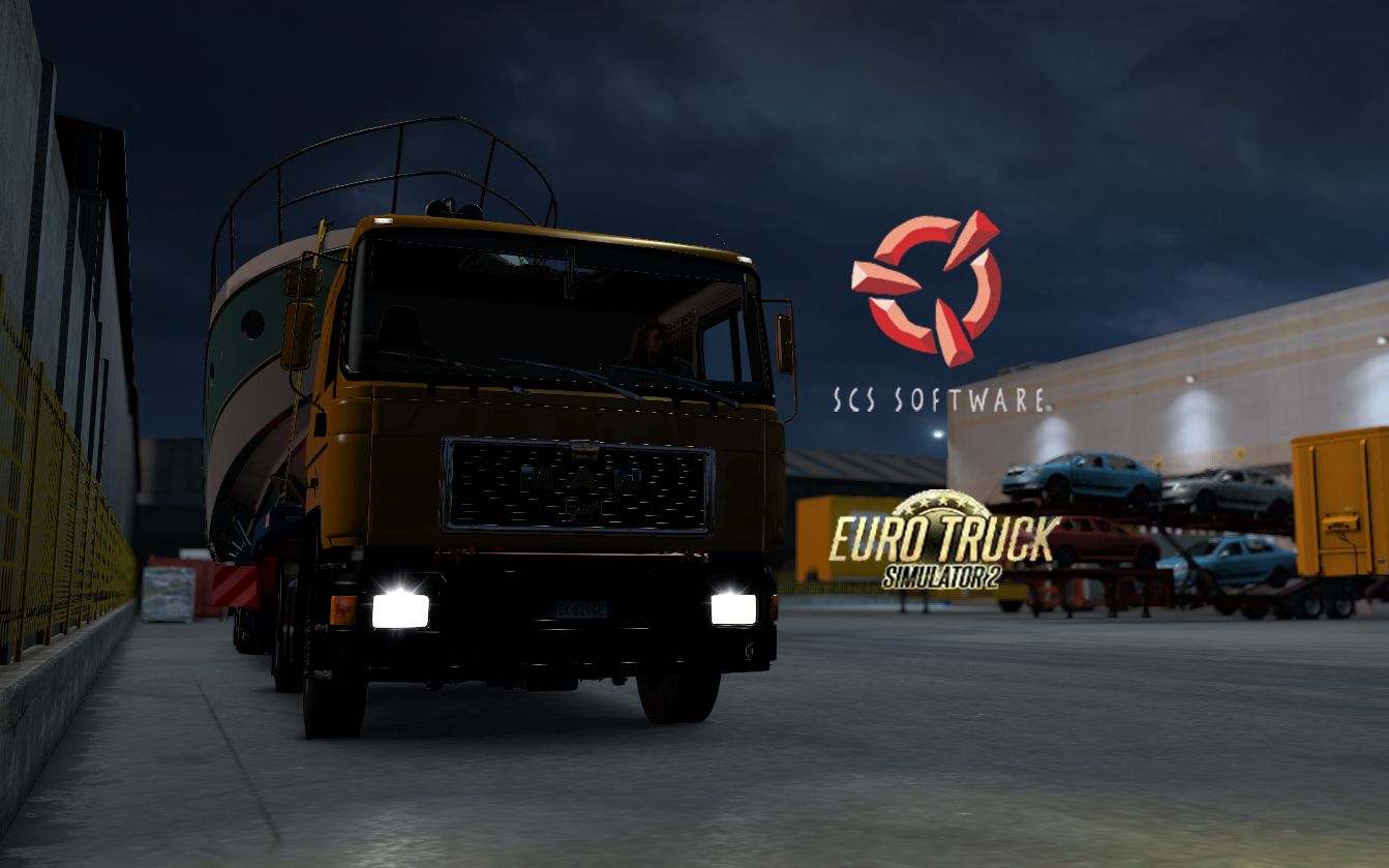 欧洲卡车模拟2/18:条条大路通罗马|驾驶曼恩F90运送女王游艇前往...