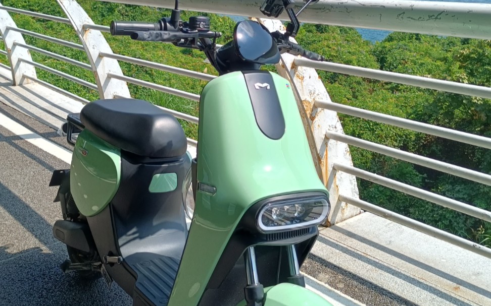 喜提猛犸A9新国标电动车 带着小九去看海 抓住夏天的尾巴