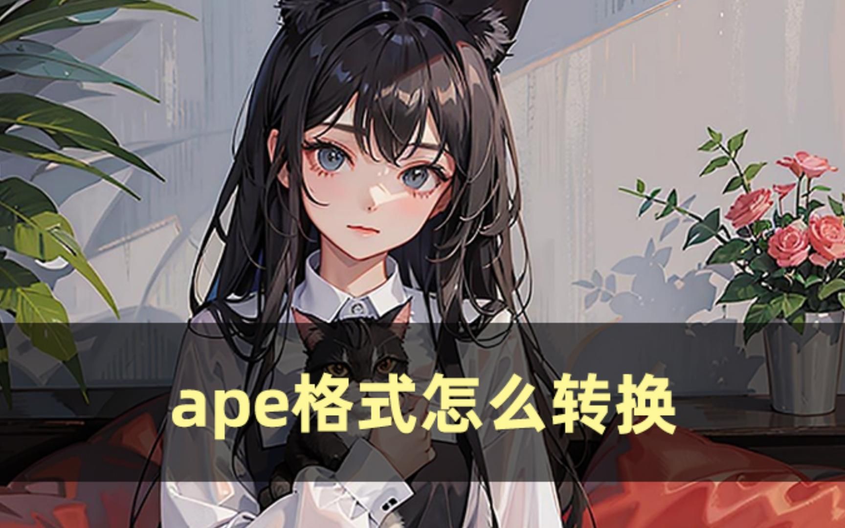 ape格式怎么转换?告诉你实用的方法!