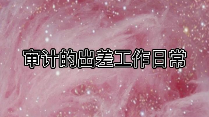 审计人员的出差工作日常