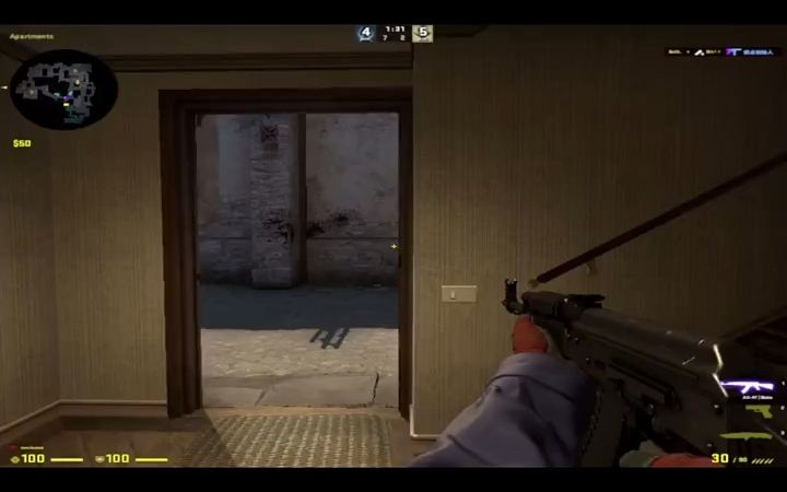 完美平台段位越高越吃定位,把枪法花在机会的优势上越好打!#csgo...
