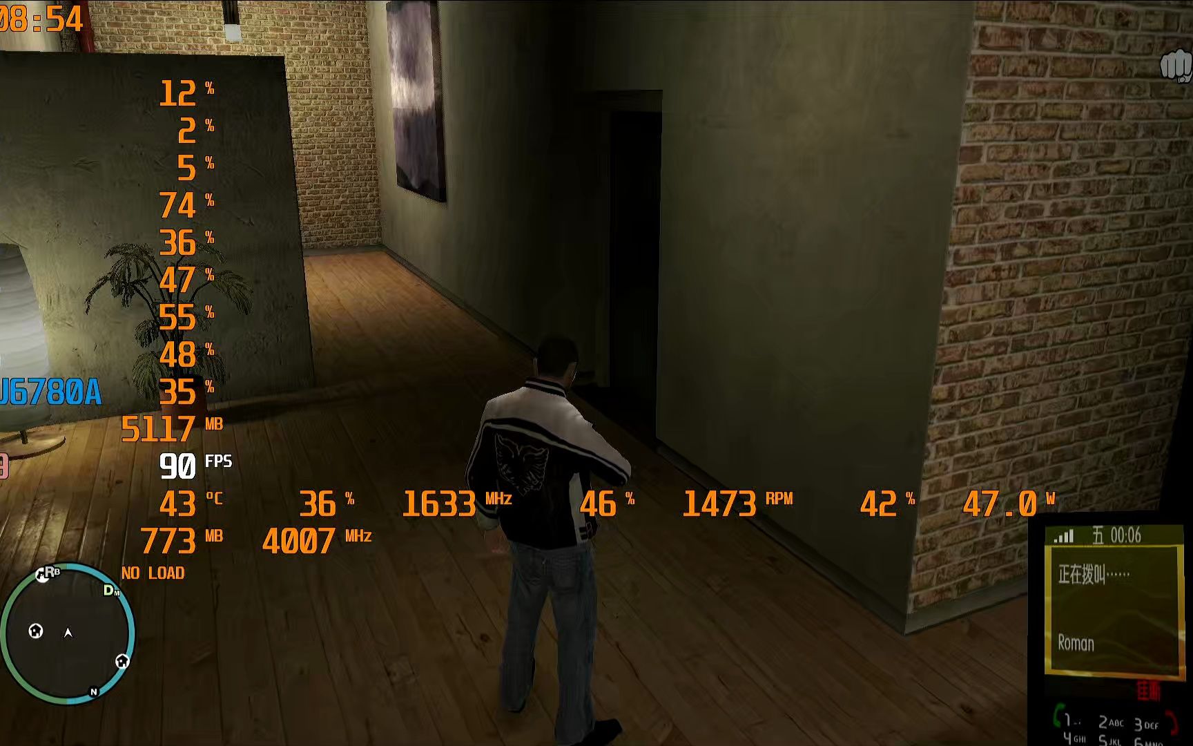 【图吧日常】兆芯U6780A大战GTA4极高画质(国产MS2130采集卡...