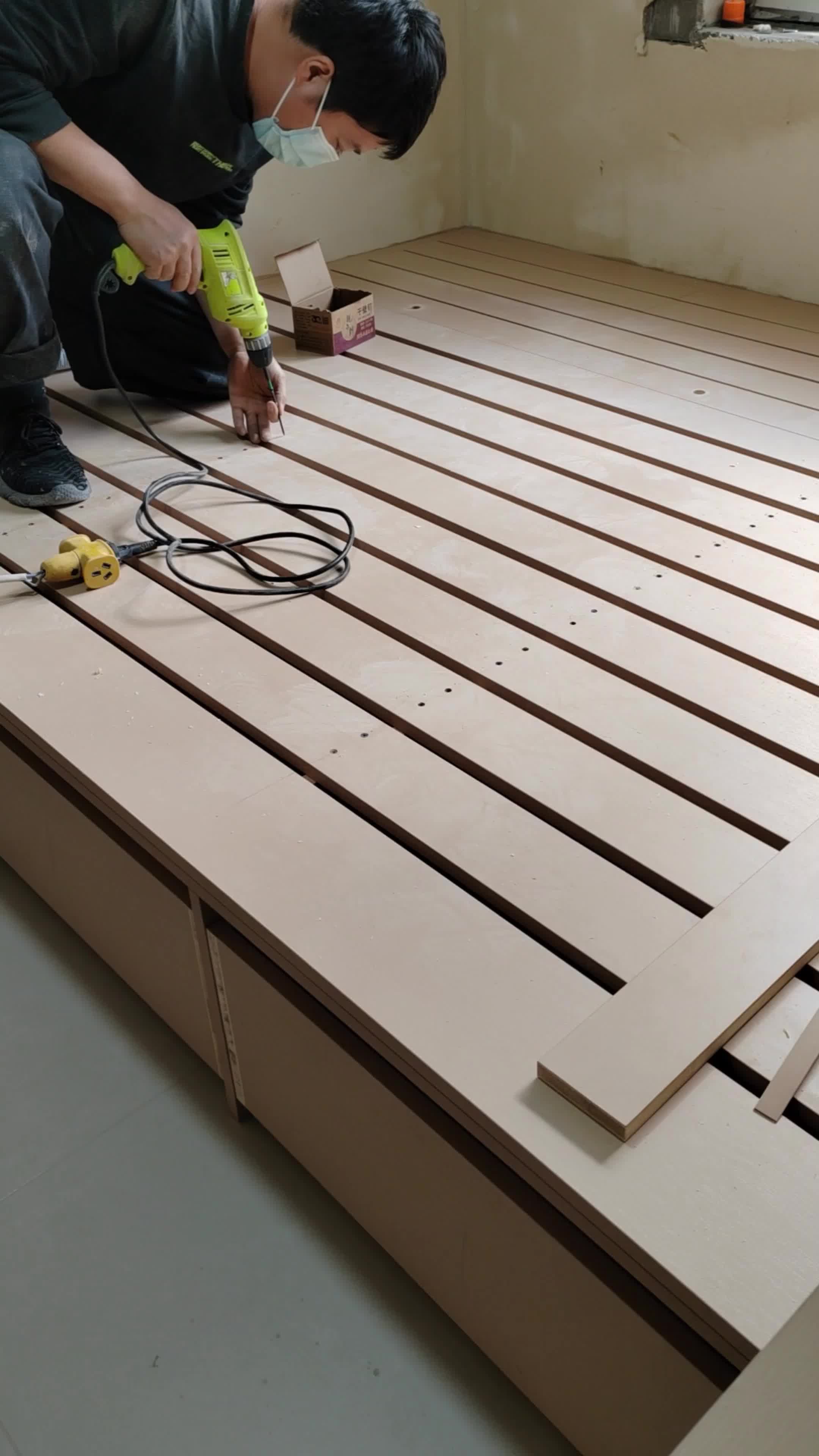 #榻榻米房间 #装修现场实拍