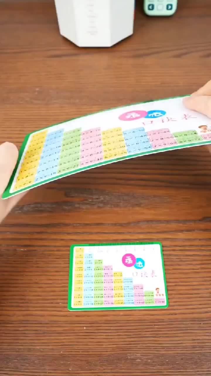 二年级就要学乘法,乘法口诀表赶紧安排上