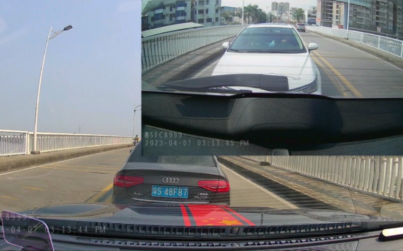 当宋Plus DMi主动刹车和防碰撞预警 一起生效的时候是种什么体验?
