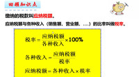 税率知识点讲解