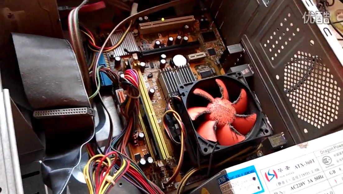 老电脑xp系统~错误提示cpu fan error