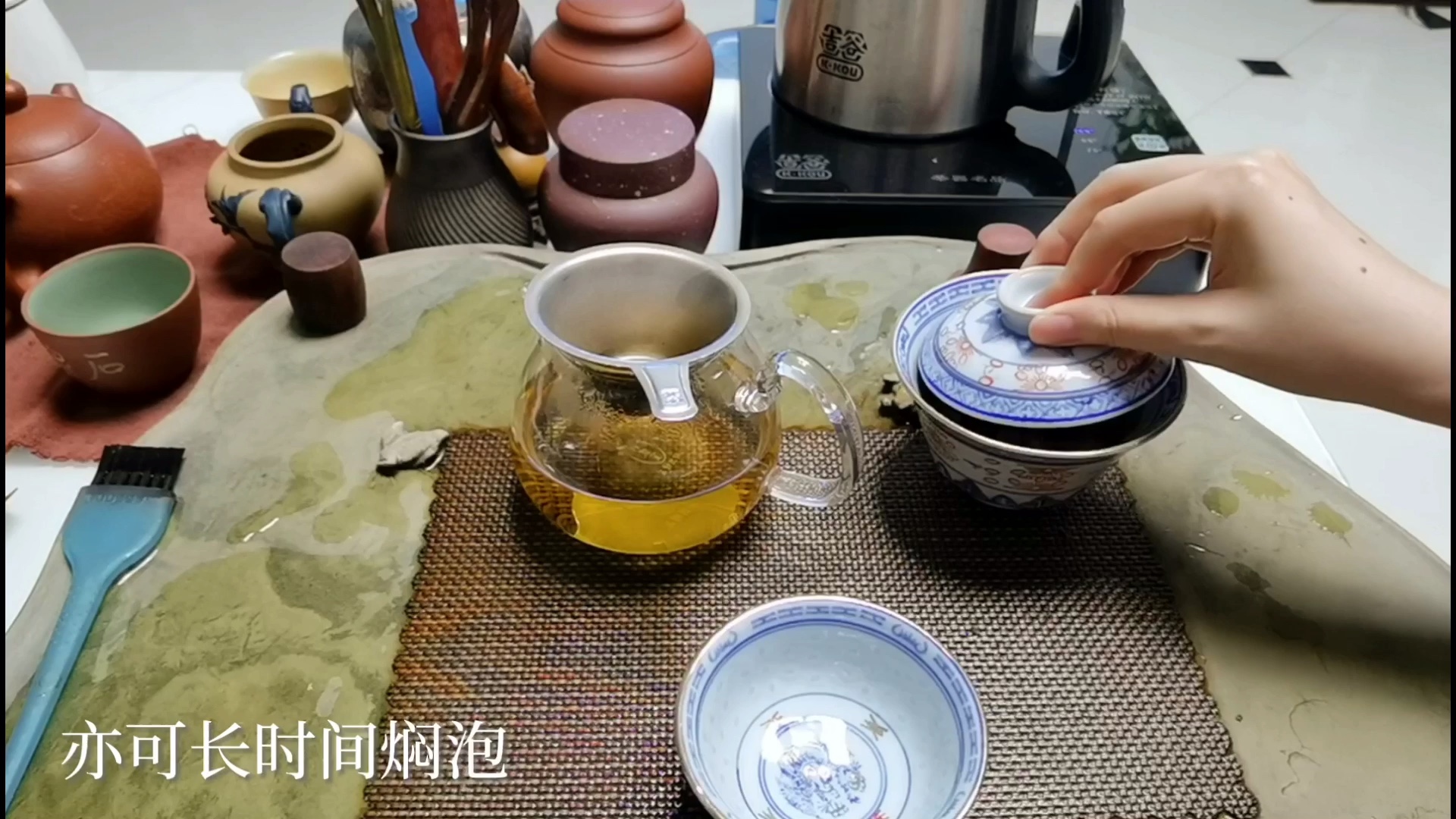 三宝茶冲泡显示 | 找一个宁静的午后,细细品尝这一份惬意