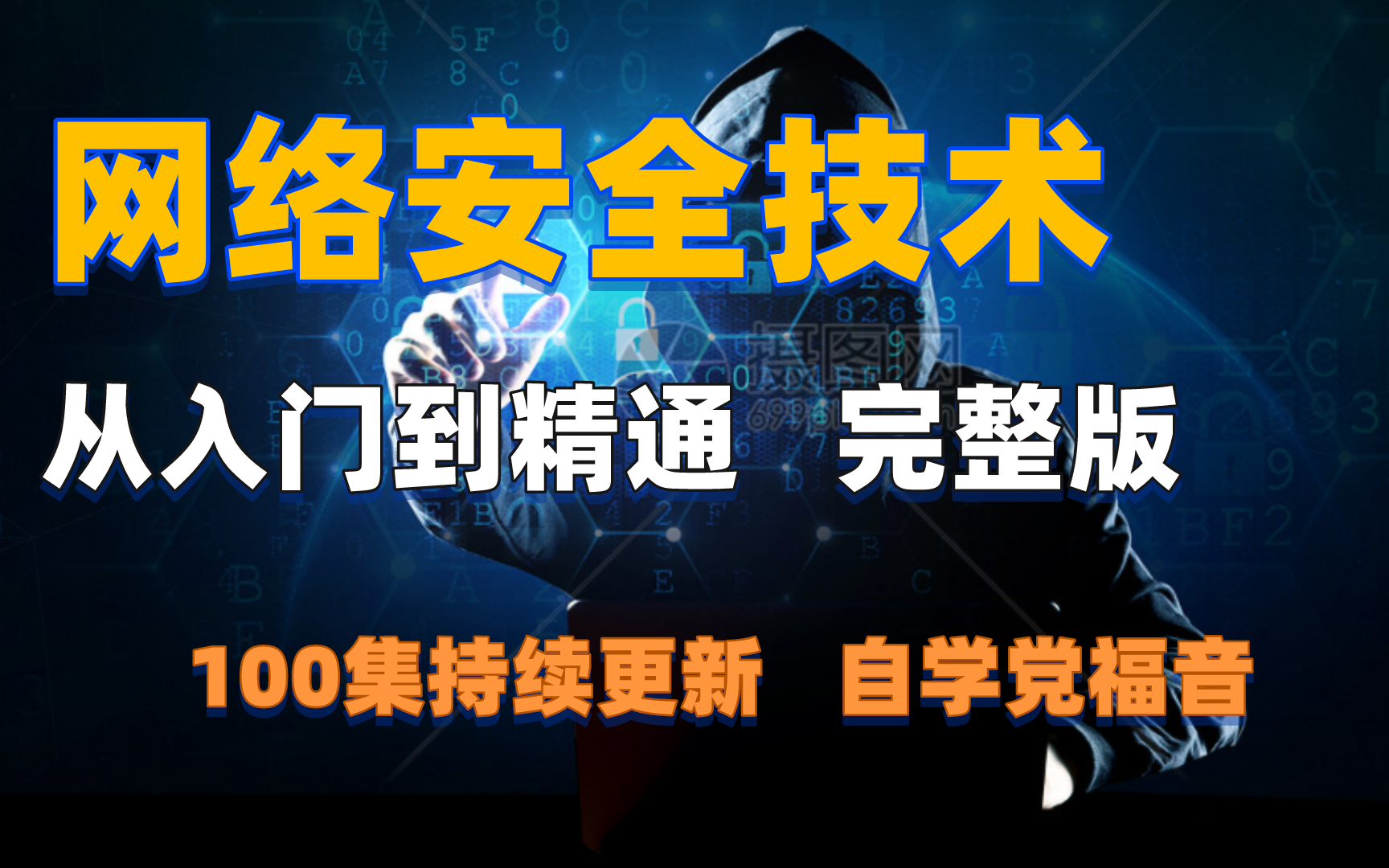 网络安全技术100集,完整版入门到精通