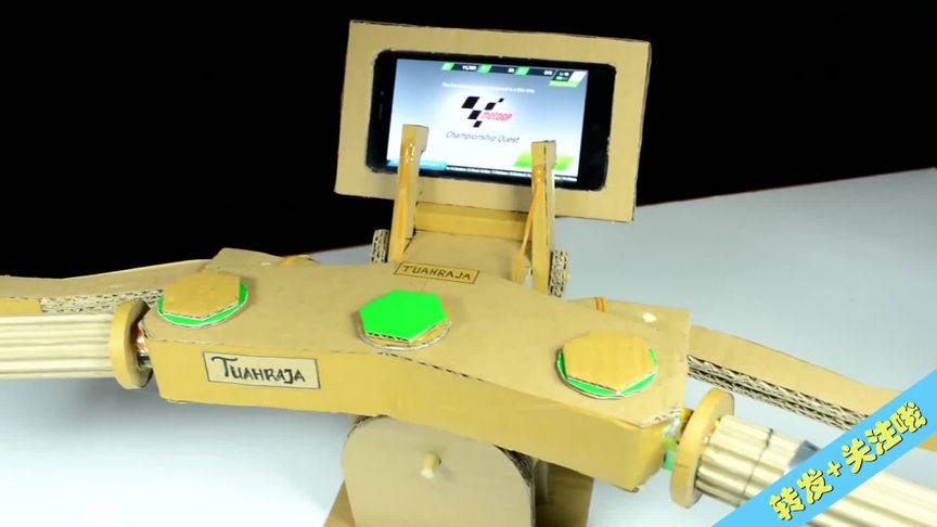 手工达人太牛了,自制赛车游戏平衡器