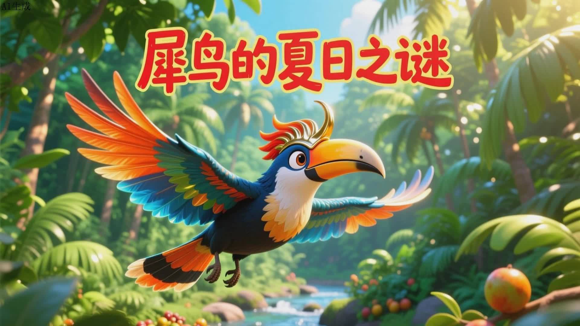 夏日犀鸟活动探秘 揭秘真实生态 自然观察记录