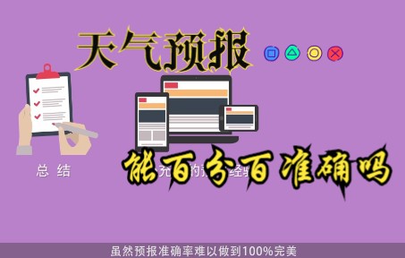 天气预报能百分百准确吗