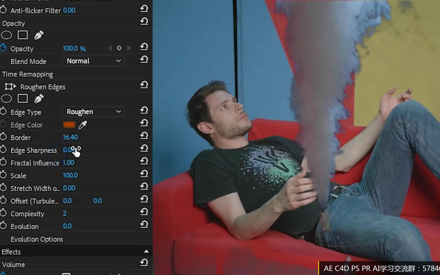 PR特效教程:让你的脸飘出烟雾特效